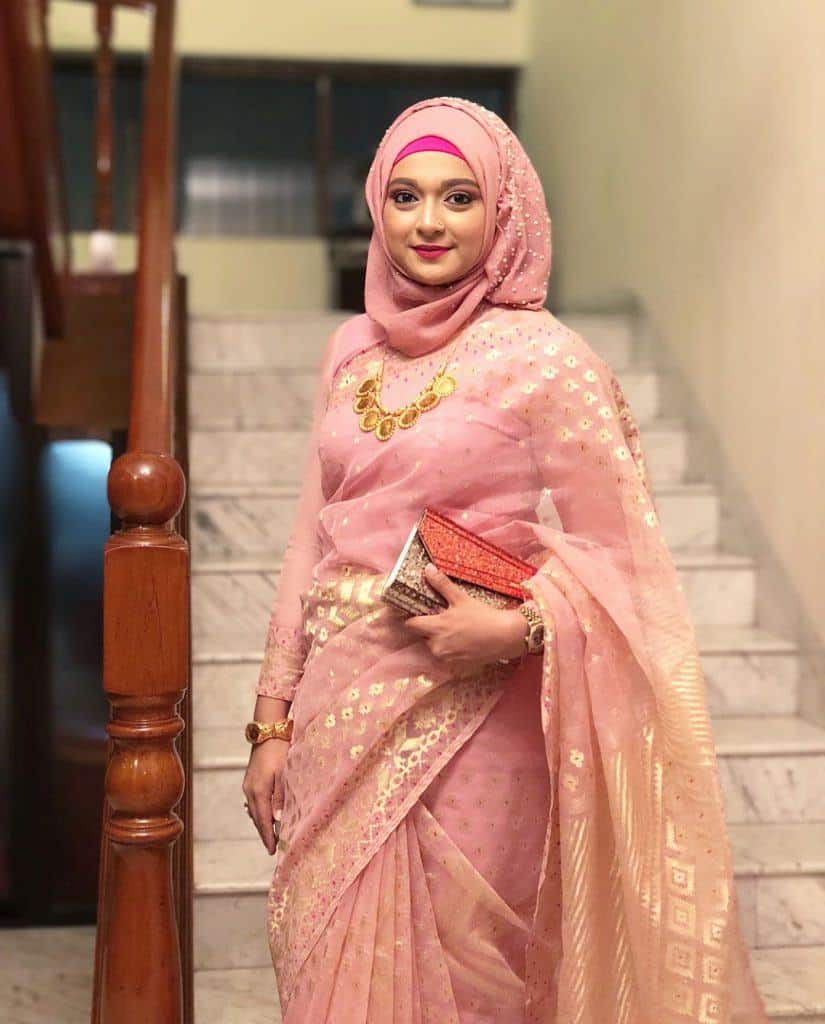 Hijab Party Style-16 Elegant Ways to Wear Hijab for Parties – Branded Girls
