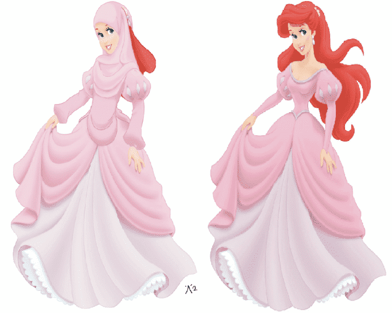 Disney Princesses in Hijab-11 Pics of Disney Princesses Muslim Version ...