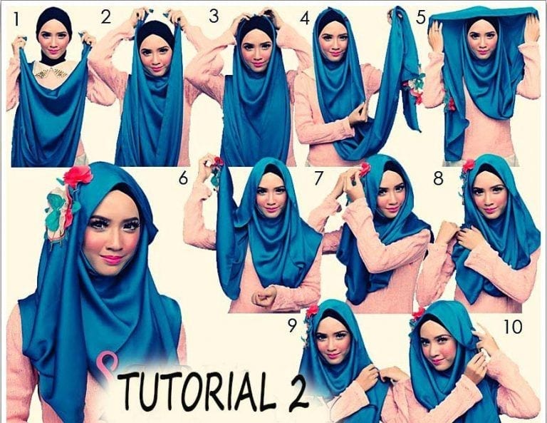 Pashmina Hijab Styles-18 Ways to Wear Hijab With Pashmina – Branded Girls
