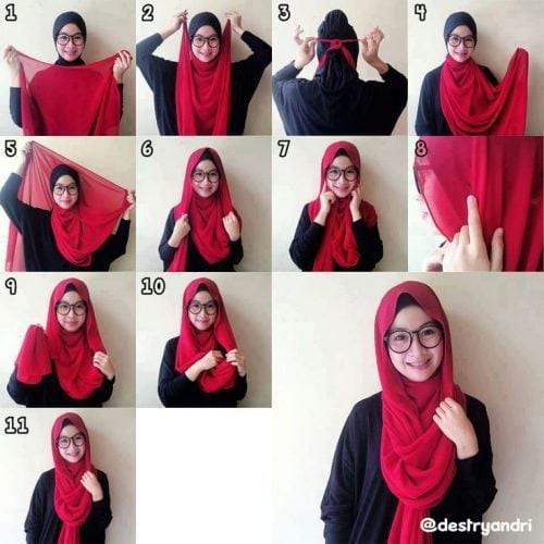 Pashmina Hijab Styles-18 Ways to Wear Hijab With Pashmina – Branded Girls