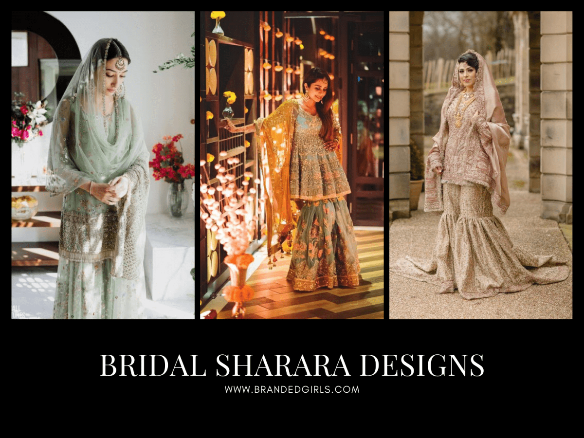 Bridal Sharara Designs – 32 Latest Sharara Styles For Brides – Branded ...