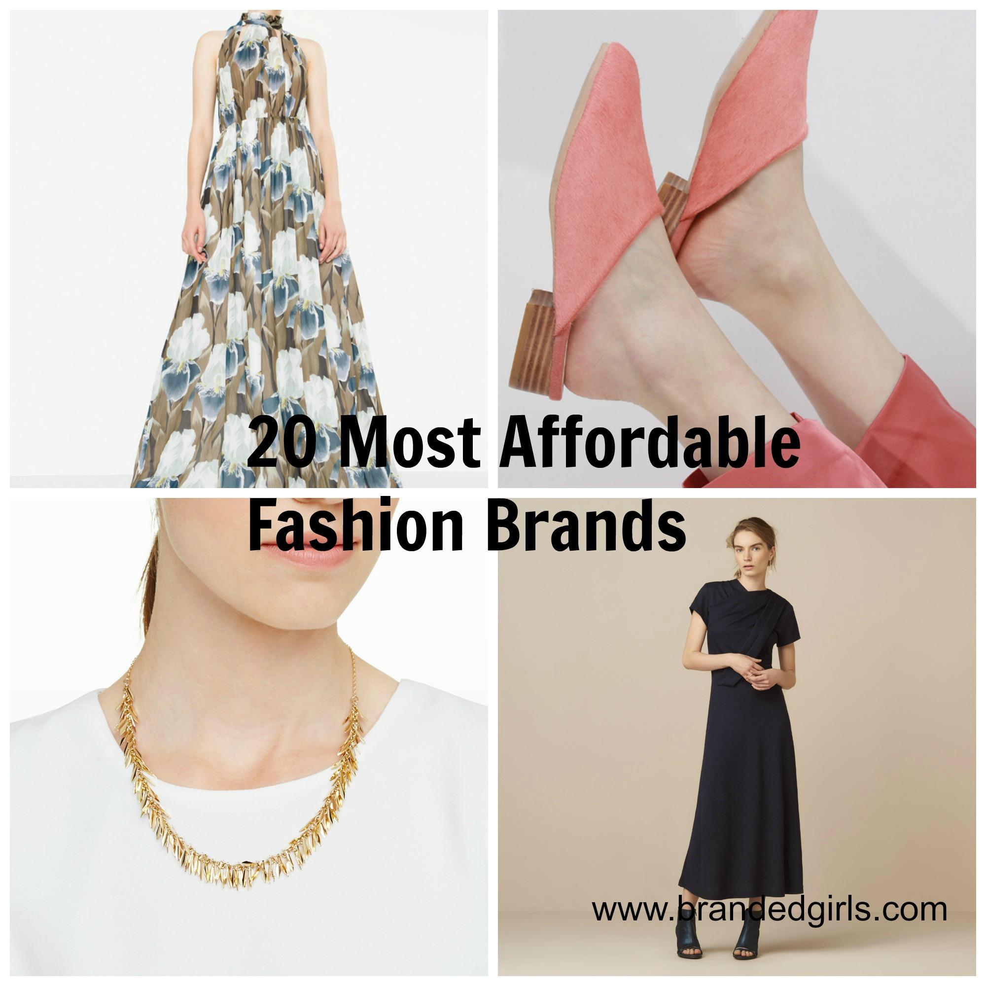 20 Most Affordable Fashion Brands Every Girl Must Know – Branded Girls