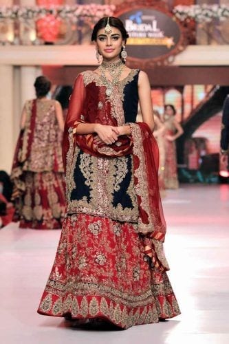 Bridal Sharara Designs – 32 Latest Sharara Styles For Brides – Branded ...