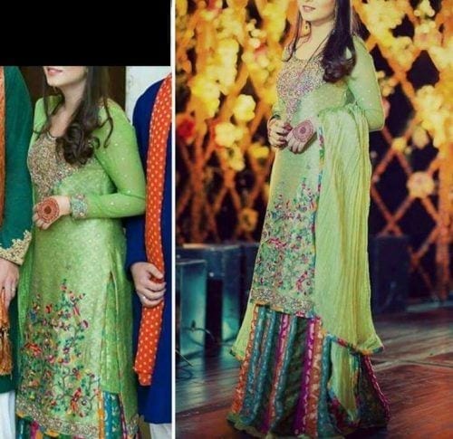 Dholki Outfits-20 Ideas What to Wear on Dholki/Sangeet Night – Branded ...