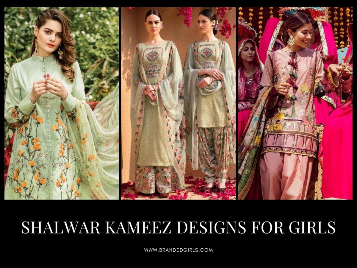 Latest Shalwar Kameez Designs For Girls-15 New Styles To Try – Branded ...