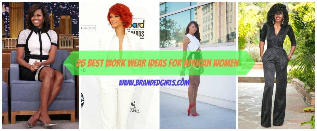 Work Outfits for African Women-25 Professional Attires