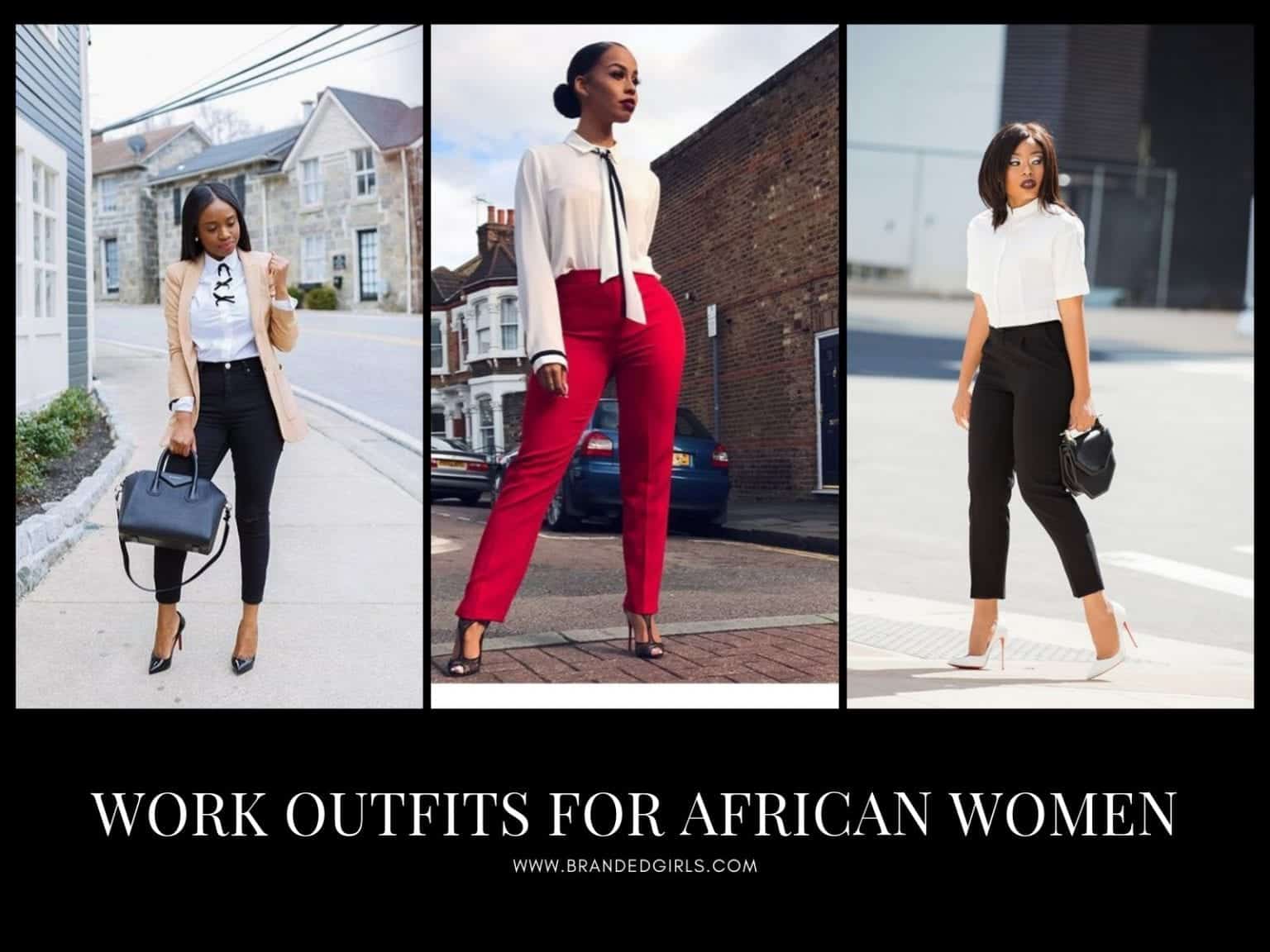 Best Work Outfits for African Women – 25 Professional Looks – Branded Girls