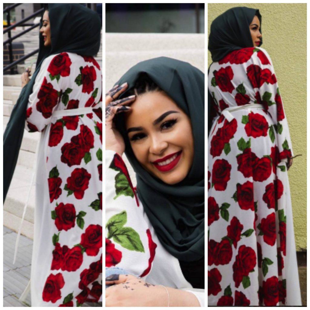 Hijab with Floral Outfits-20 Ways to Wear Hijab with Florals – Branded ...