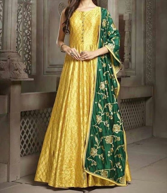 Yellow Wedding Dress – 25 Yellow Outfits for Haldi and Mayun – Branded ...