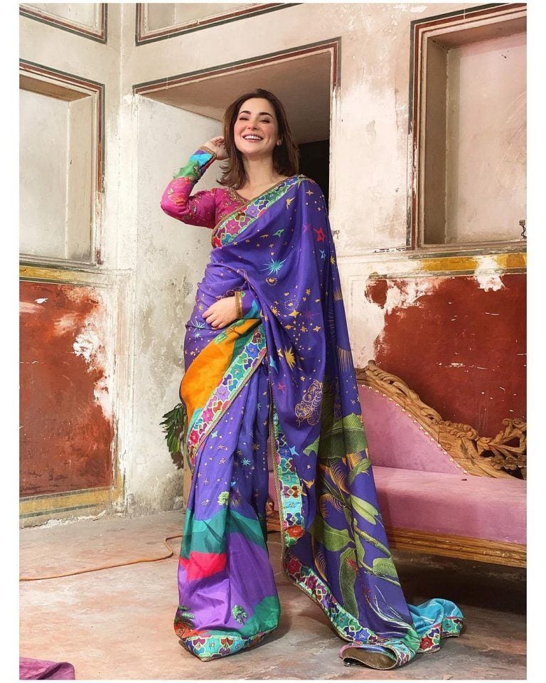 Top 25 Saree Styles of Pakistani Celebrities and Influencers – Branded ...
