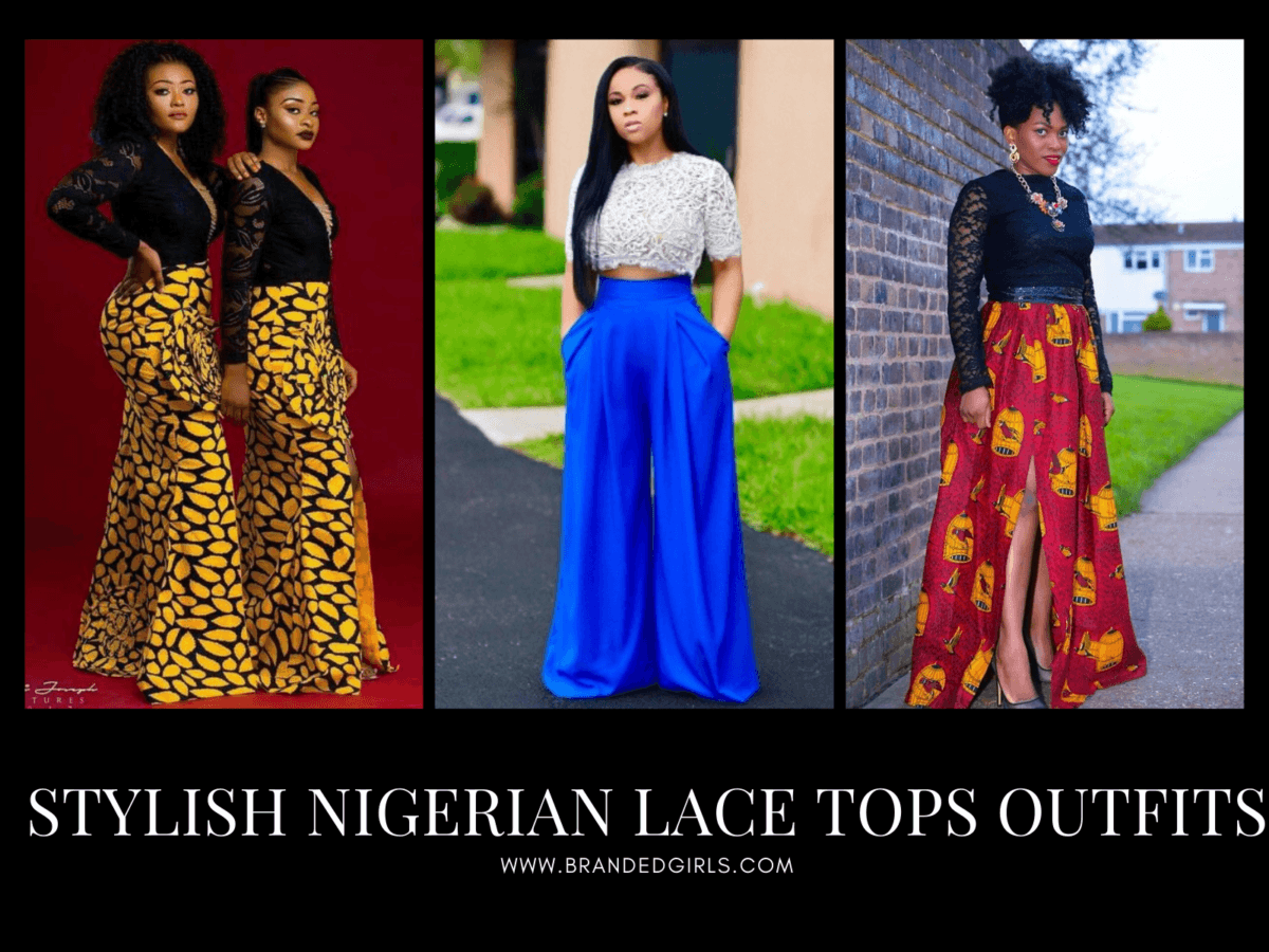 How to Wear Nigerian Lace Tops- Stylish Nigerian Lace Tops – Branded Girls