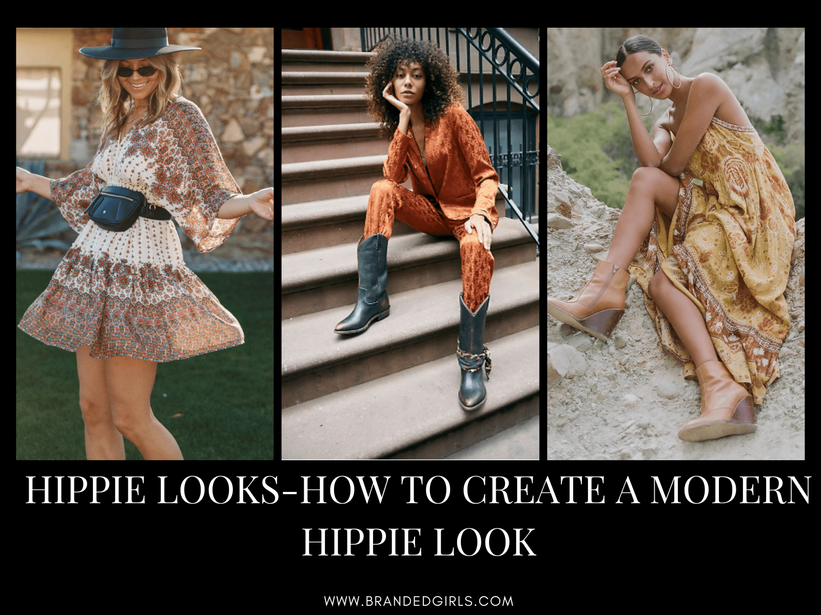 Hippie Looks-How to Create a Modern Hippie look? – Branded Girls