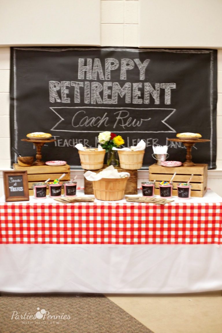 Retirement Party Ideas – 10 Best Retirement Party Themes – Branded Girls