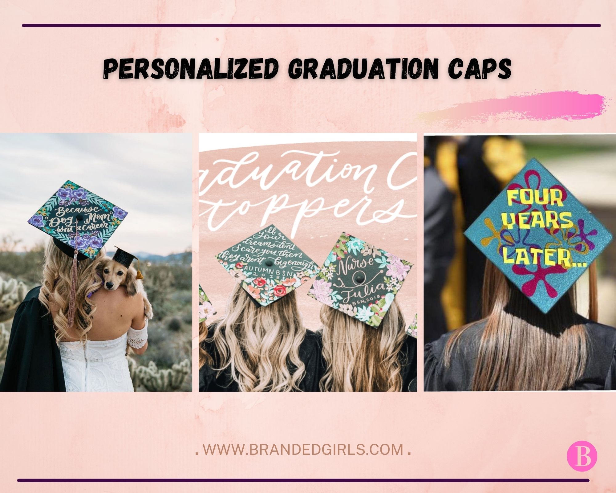 Personalized Graduation Caps- Buy Custom Graduation Caps – Branded Girls