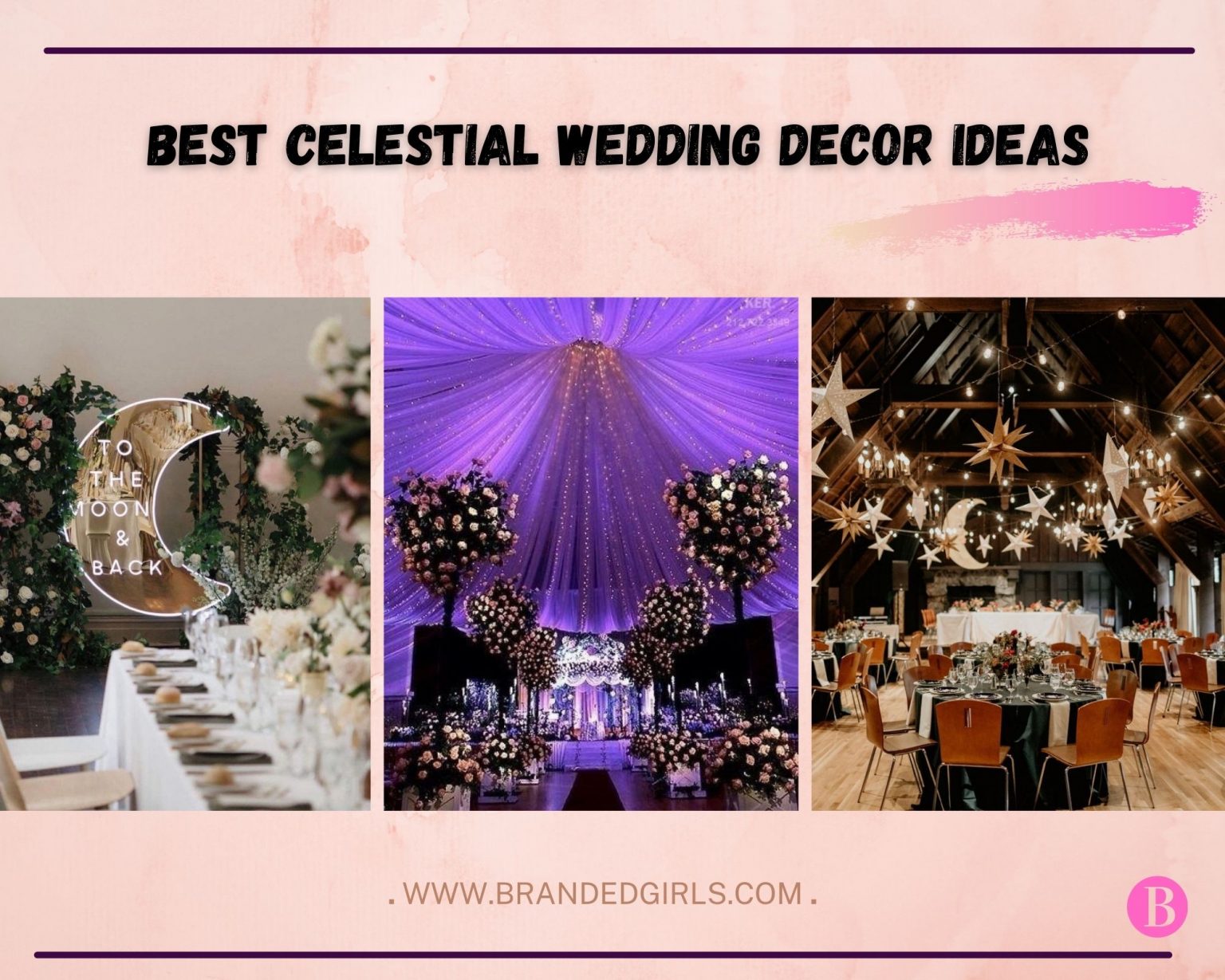 Best Celestial Wedding Decoration Ideas-20 Moon And Star Wedding Themes ...