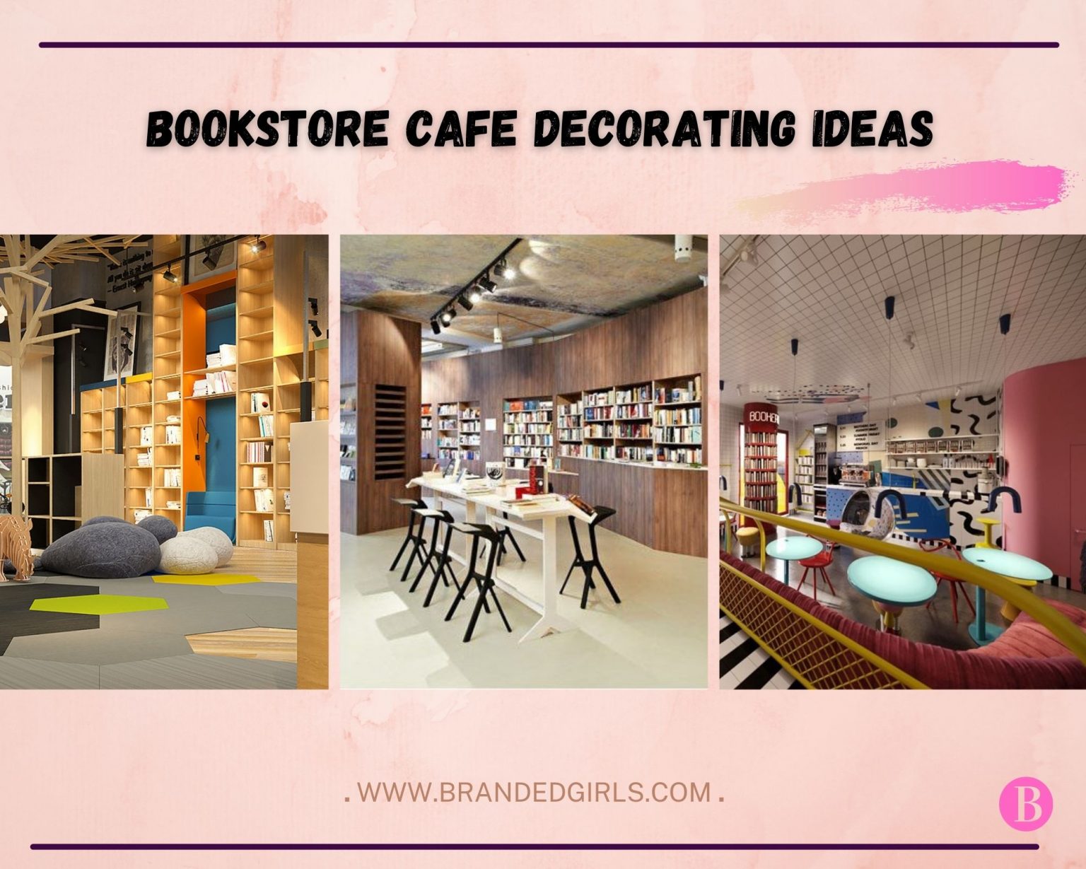 15 Bookstore Cafe Decorating Ideas-Book Cafe Design Concepts – Branded ...